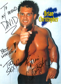 The Wrestling Fanatic - Autograph (Brian Christopher)