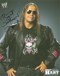The Wrestling Fanatic - Autograph (Bret Hart)