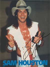 The Wrestling Fanatic - Autograph (Sam Houston)