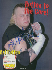 The Wrestling Fanatic - Autograph (Axl Rotten)