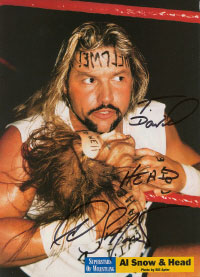 The Wrestling Fanatic - Autograph (Al Snow)